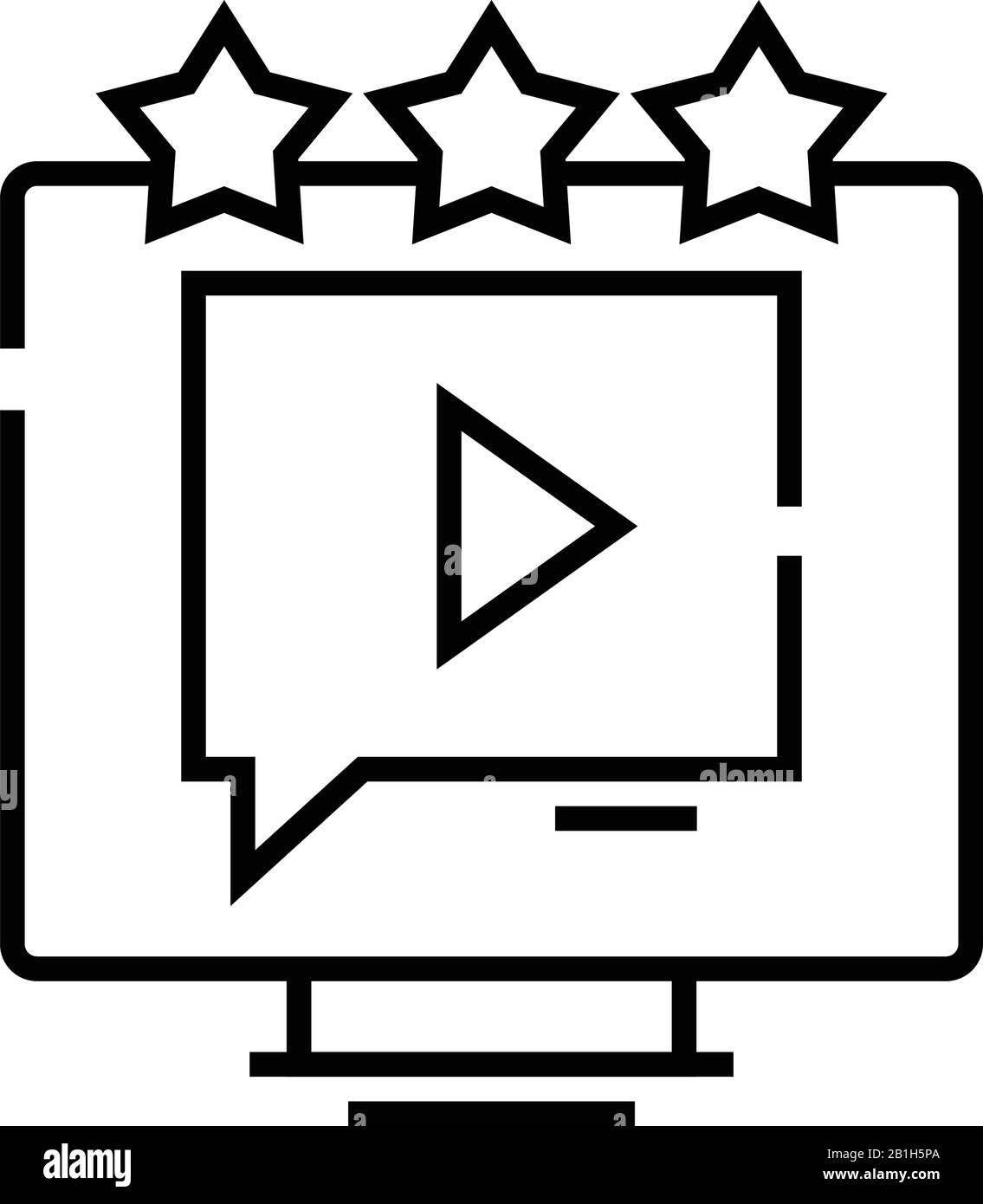 Excellent studying line icon, concept sign, outline vector illustration ...