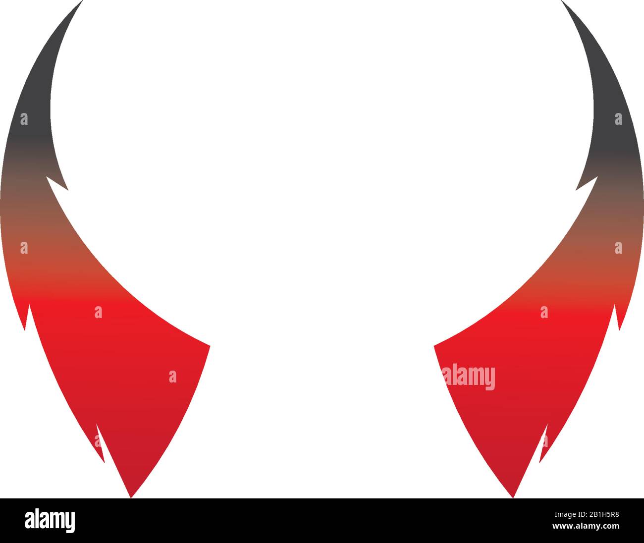 Devil horn Vector icon design illustration Template Stock Vector Image ...