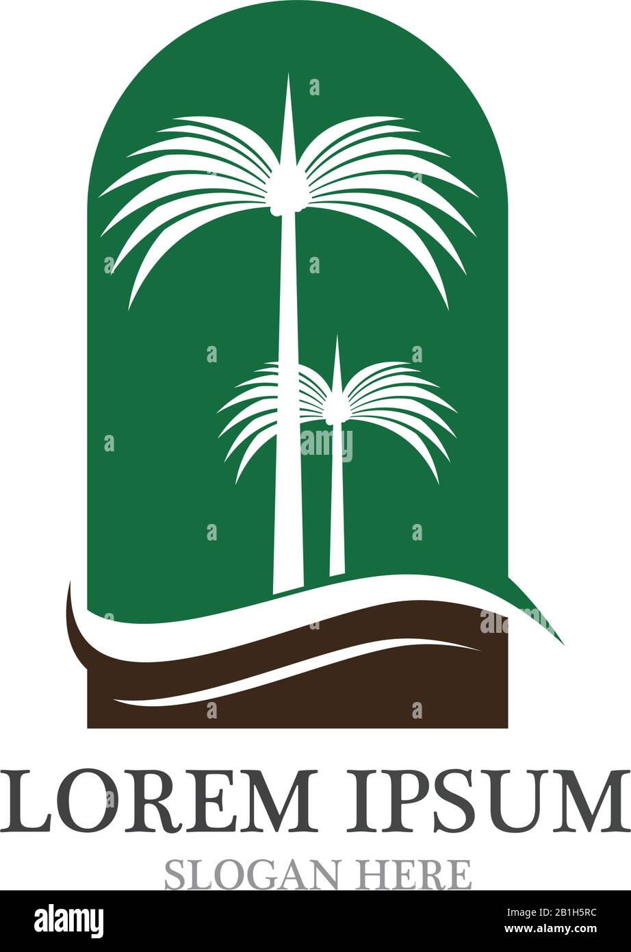 Date tree icon vector illustration logo template Stock Vector Image ...