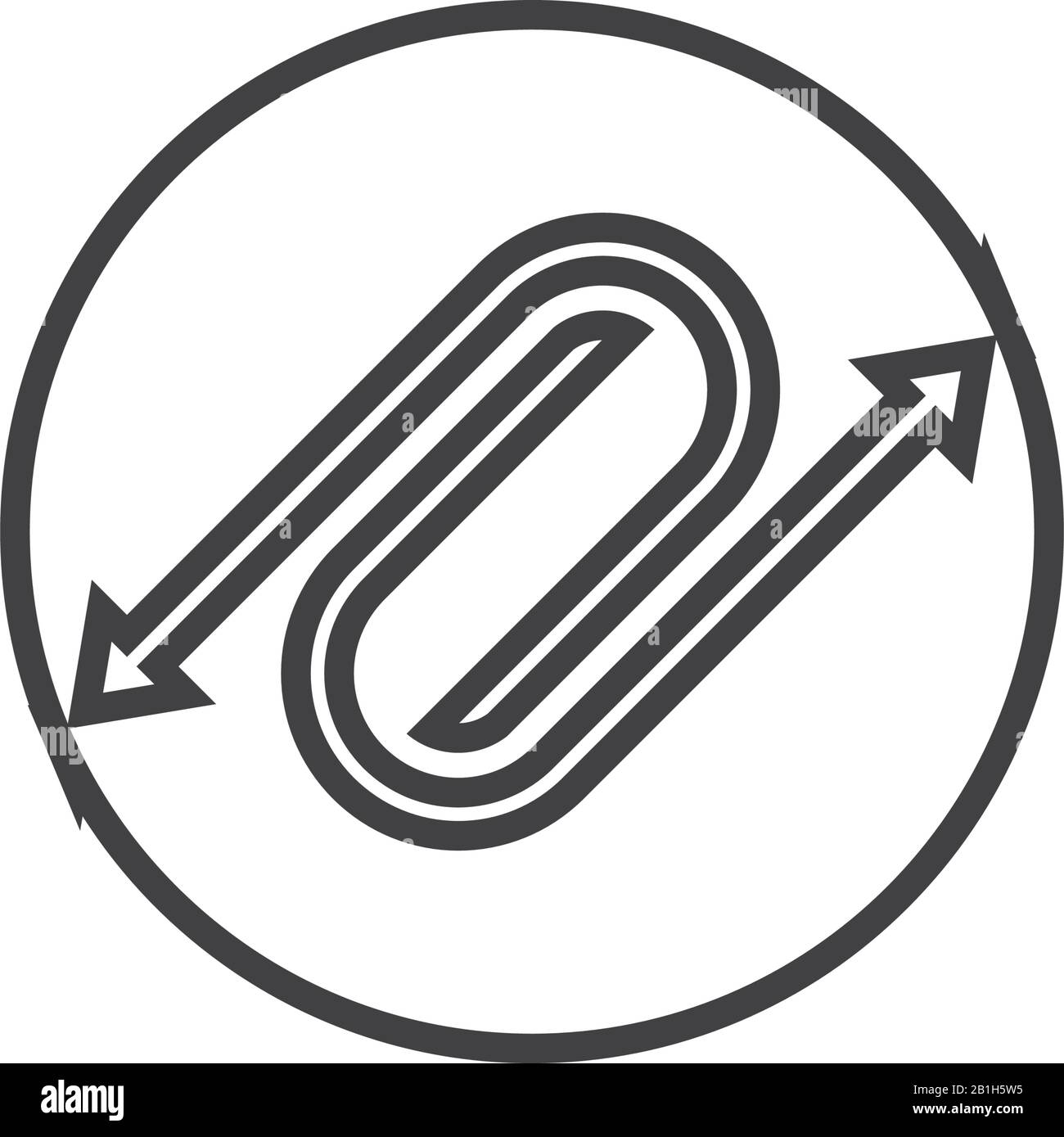 Traffic flow direction sign Stock Vector Images - Alamy