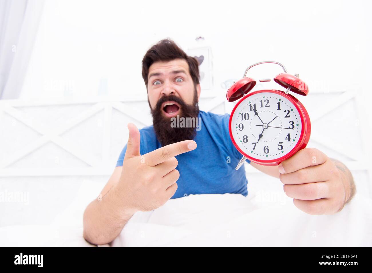 Sad bearded hipster man pointing hi-res stock photography and images ...