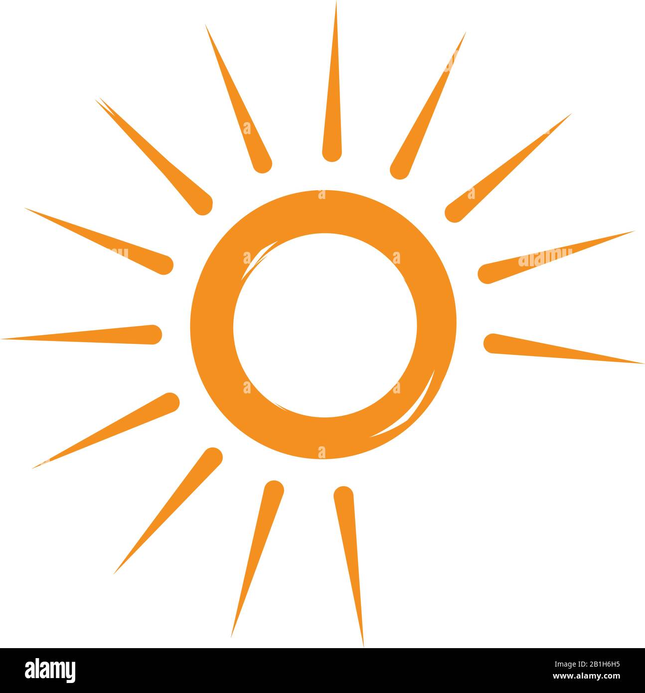 Sun logo and symbols star icon web Vector Stock Vector Image & Art - Alamy