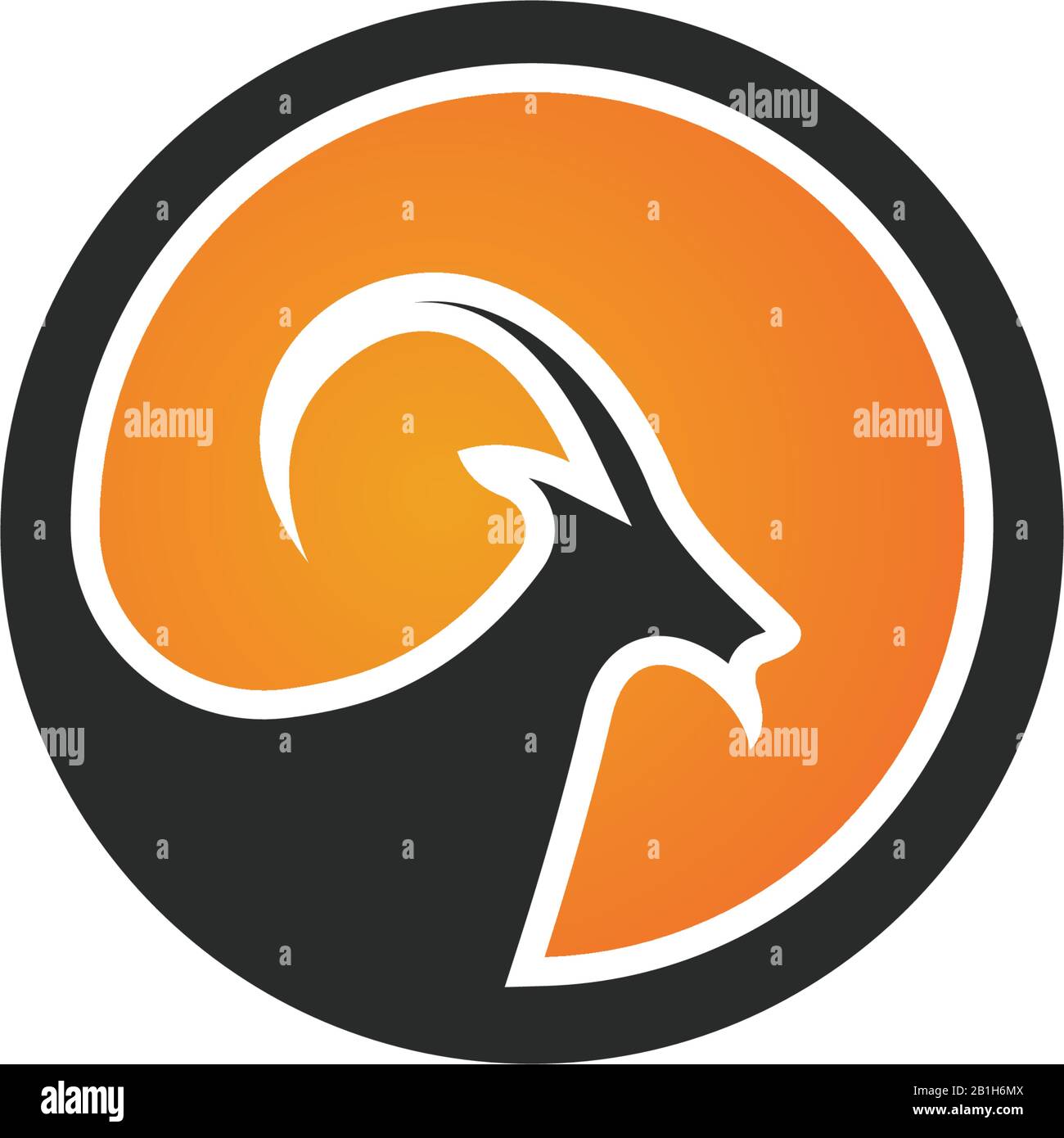 Goat Logo Template vector icon illustration design Stock Vector Image ...