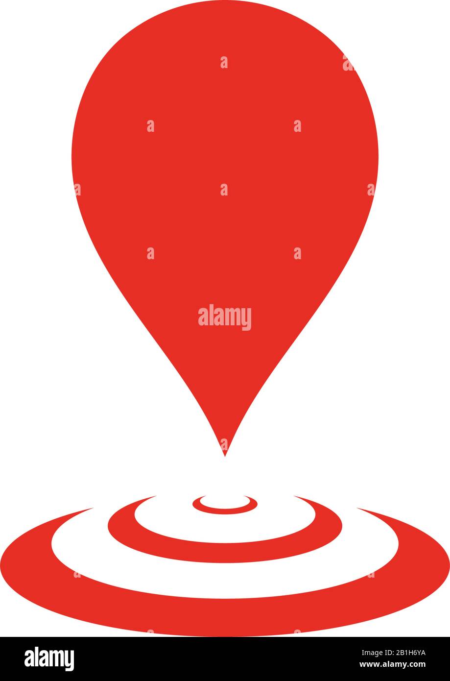 Map pin logo icon location sign template Stock Vector Image & Art - Alamy