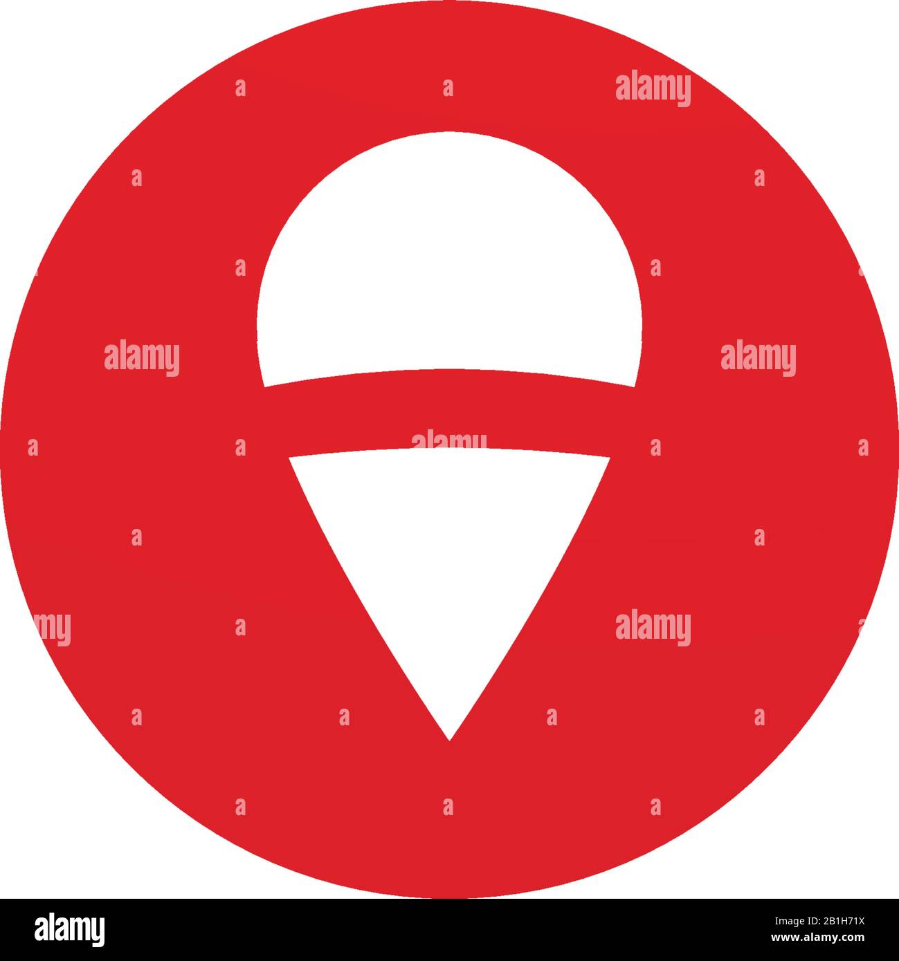 Map pin logo icon location sign template Stock Vector Image & Art - Alamy