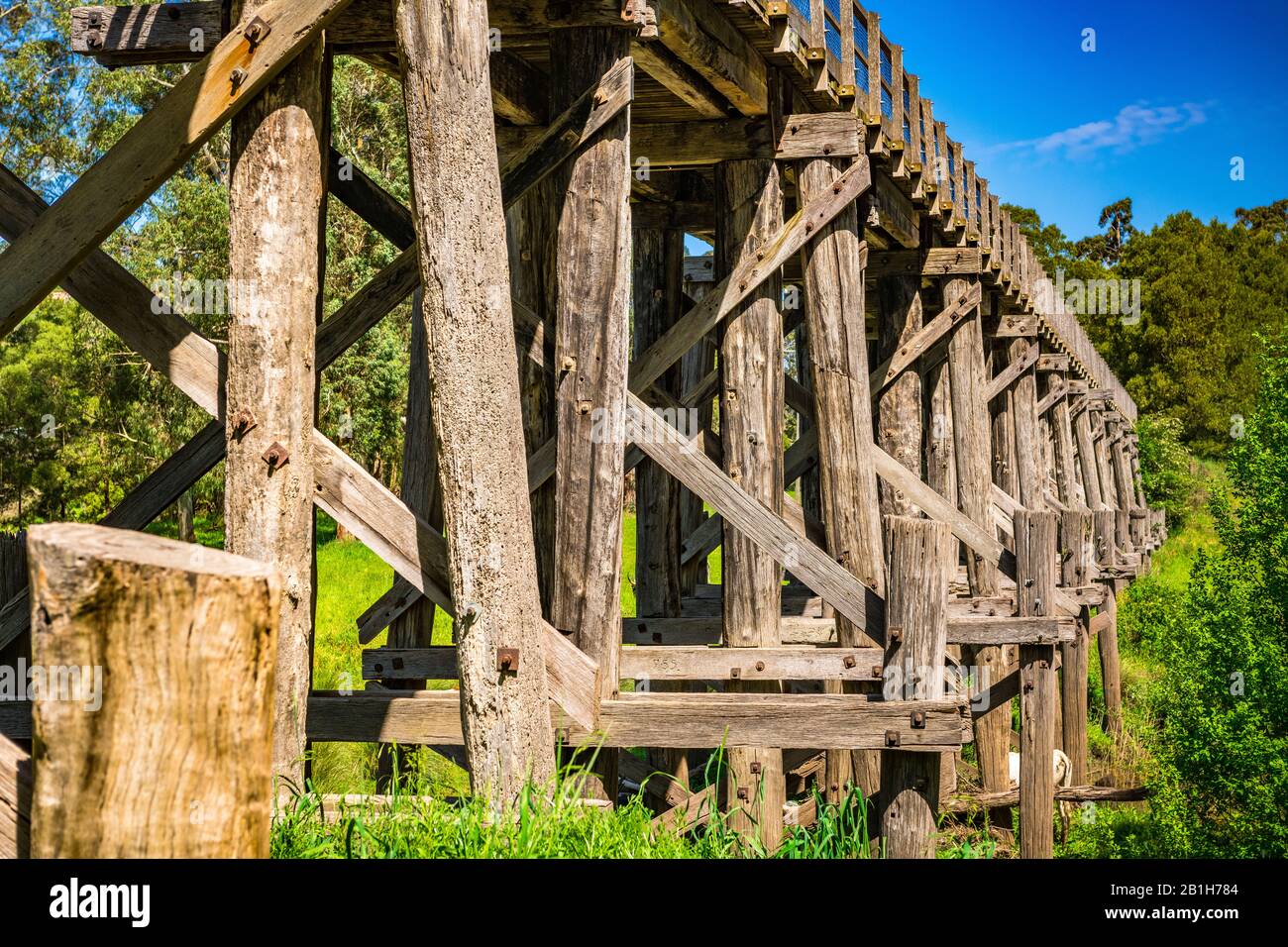Timboon Rail Trestle Bridge in Victoria, Australia Stock Photo - Alamy