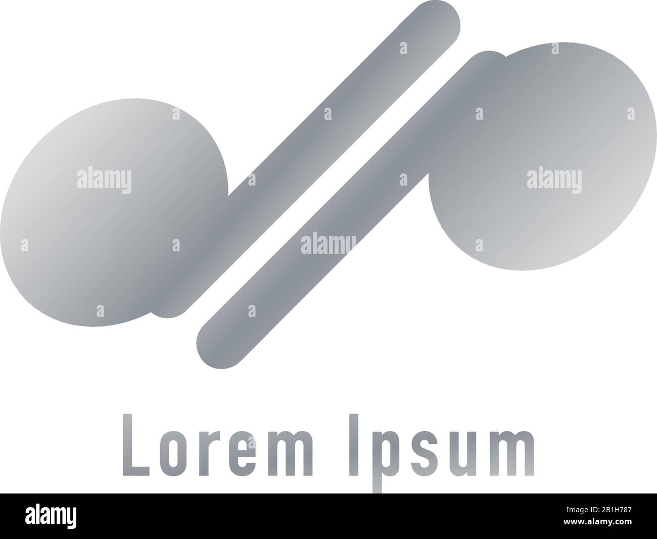 Lowercase Letter dp Alphabet Logo Design Template isolated on white ...