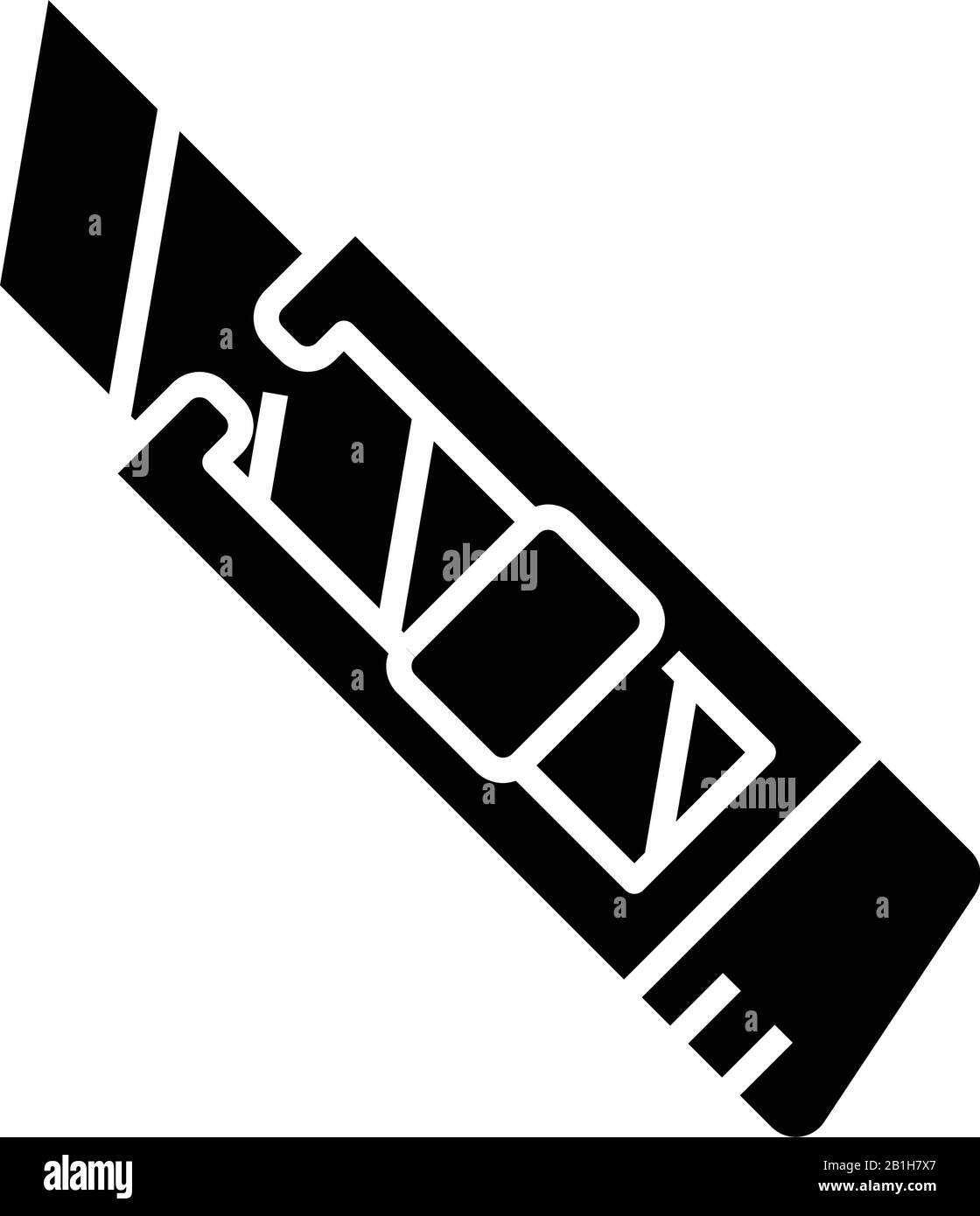 Cutter symbol Black and White Stock Photos & Images - Alamy