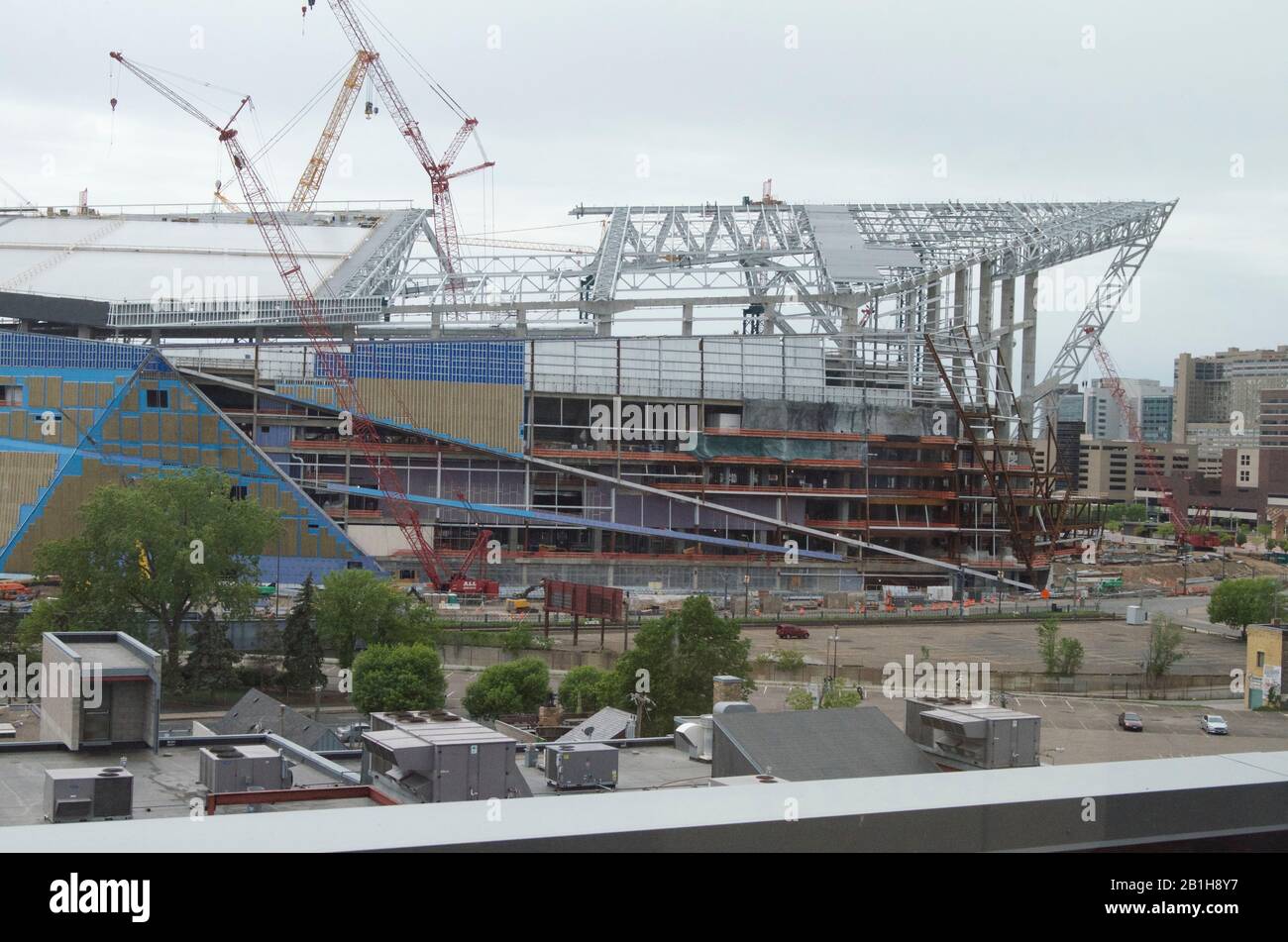 Football stadium being built hi-res stock photography and images - Alamy