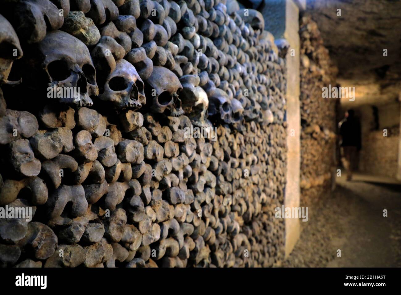 Inside the paris catacombs hi-res stock photography and images - Alamy