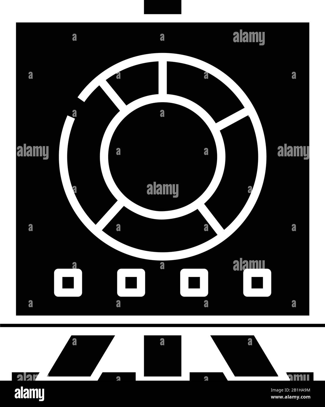 Graph diagram pie chart 3d Black and White Stock Photos & Images - Alamy