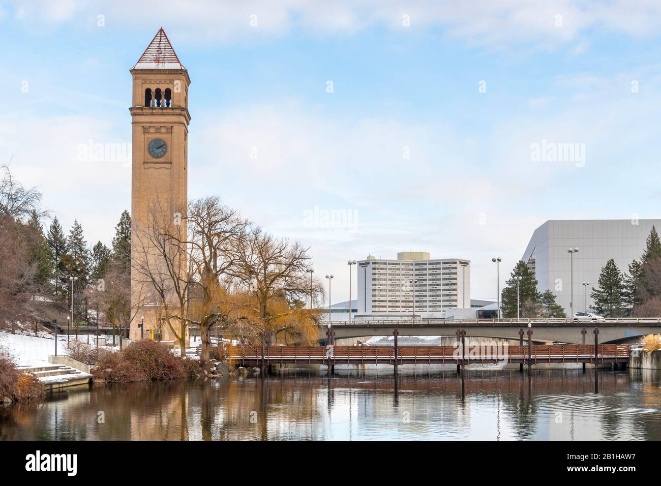 Downtown spokane winter hi-res stock photography and images - Alamy