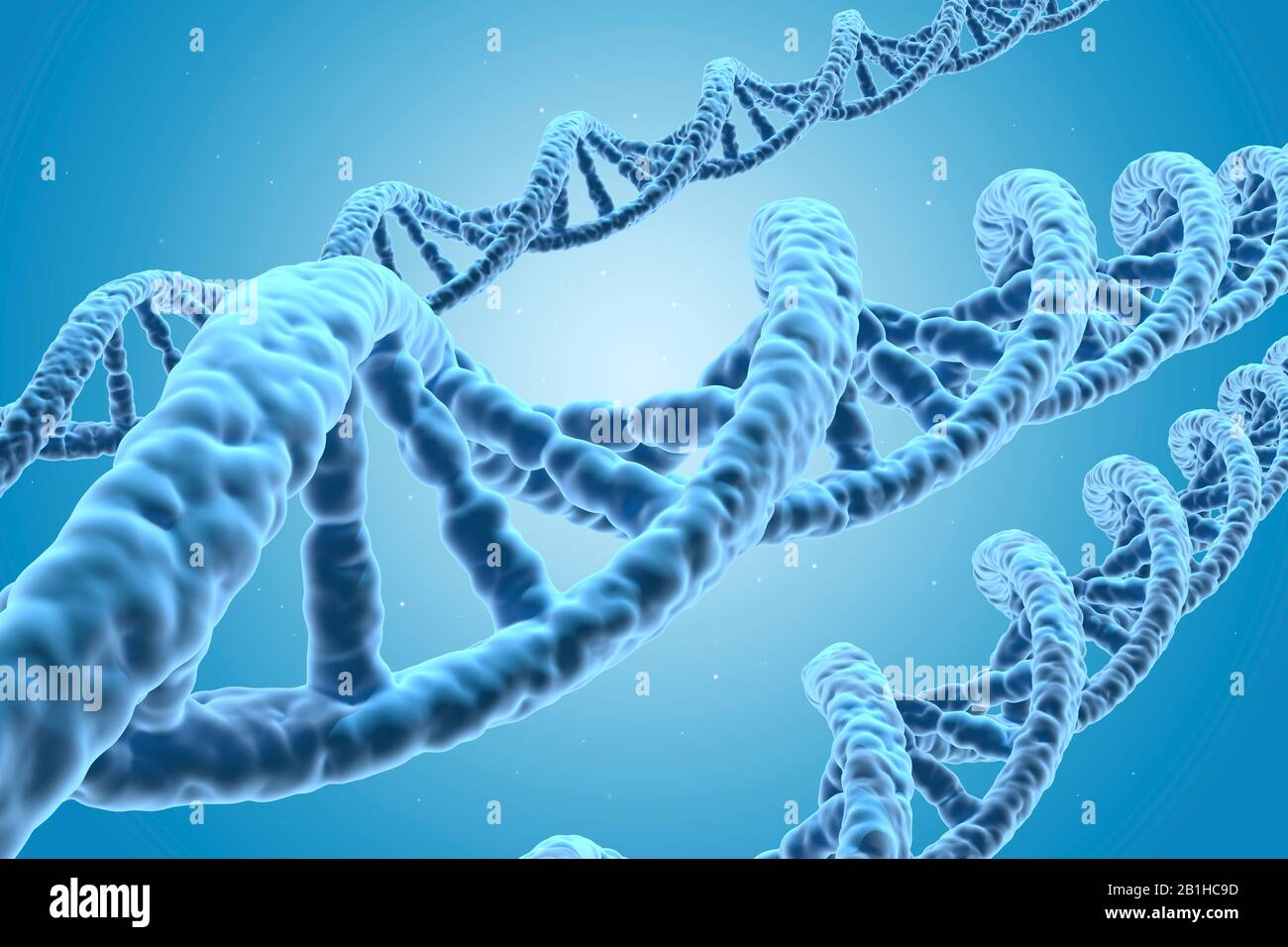 DNA, Medical Science, 3D Illustration Stock Photo - Alamy