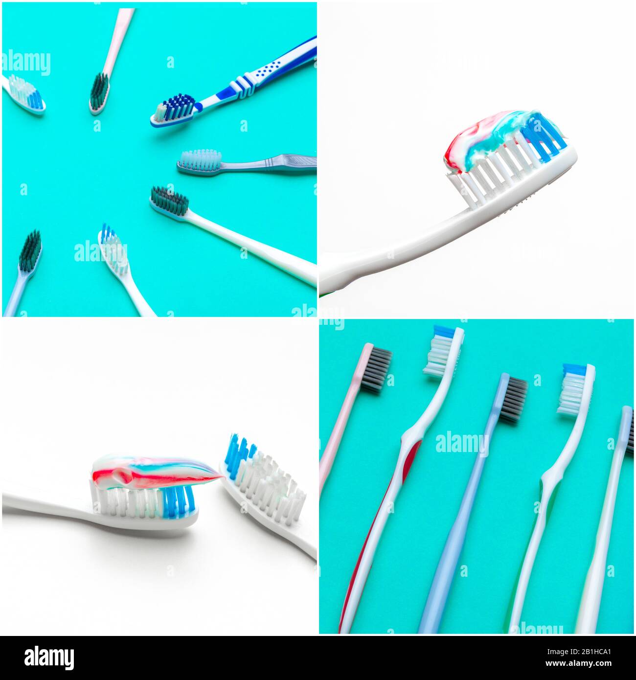 Toothbrushes dental care collection hi-res stock photography and images ...