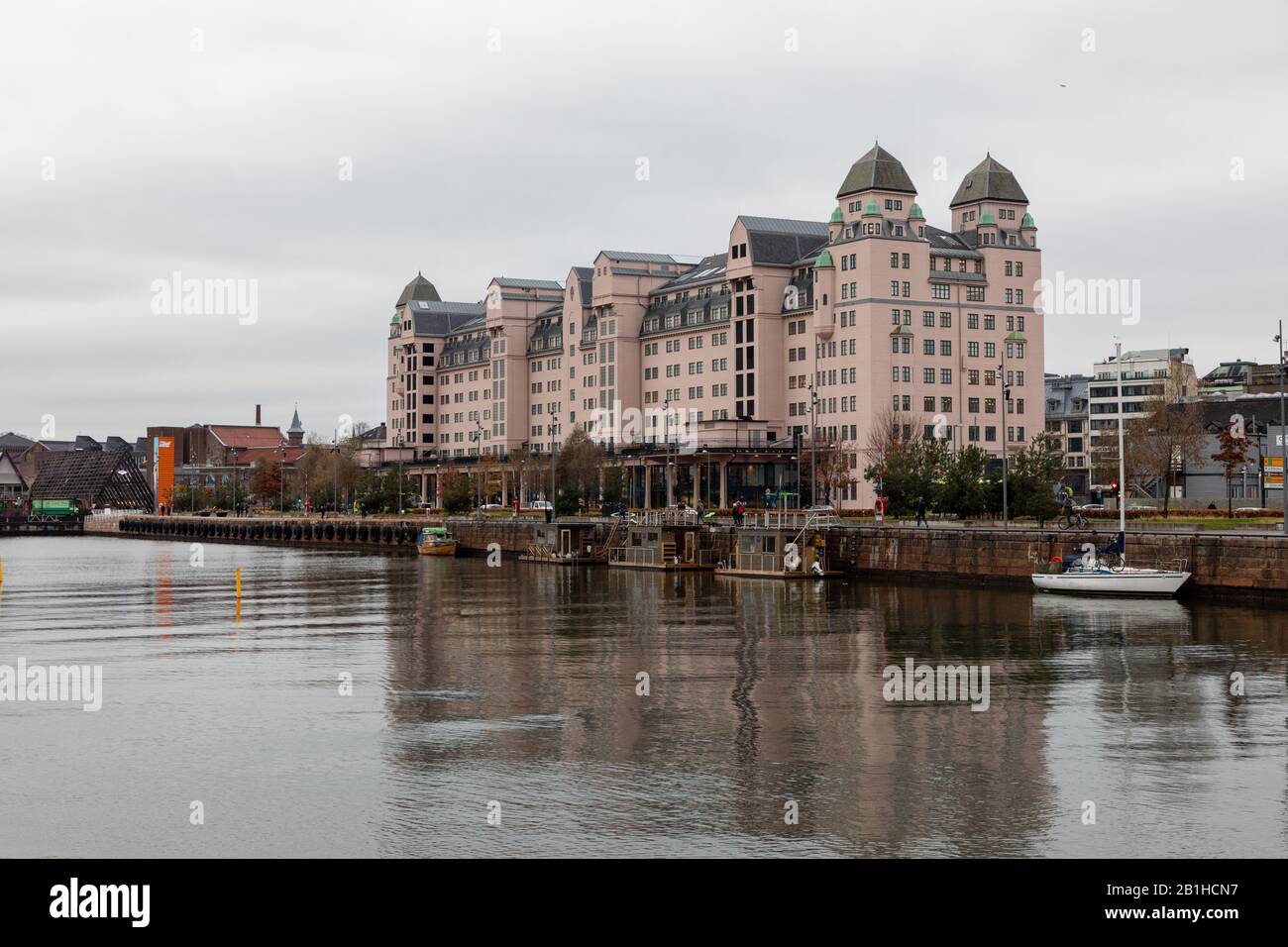 Views across the river from Oslo Opera House, Oslo, Norway Stock Photo ...