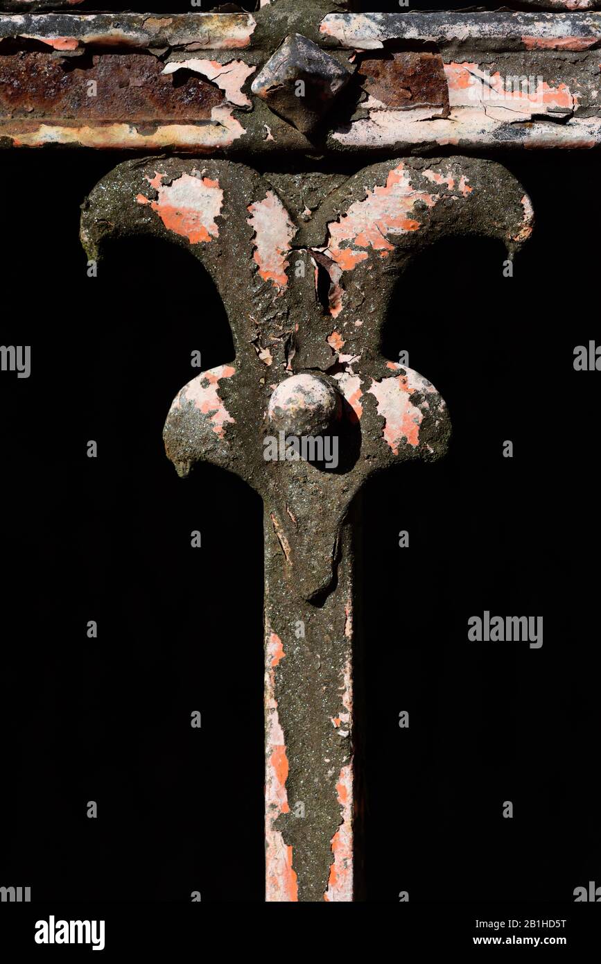 Texture rusty iron pole background hi-res stock photography and images ...