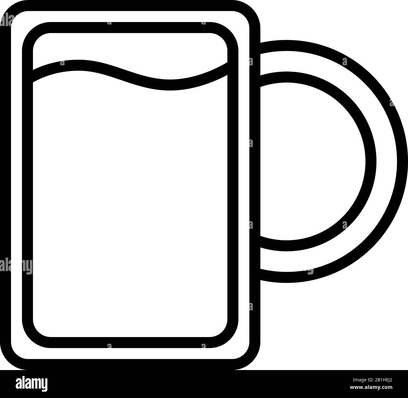 Beer flat icon on white background Stock Vector Image & Art - Alamy
