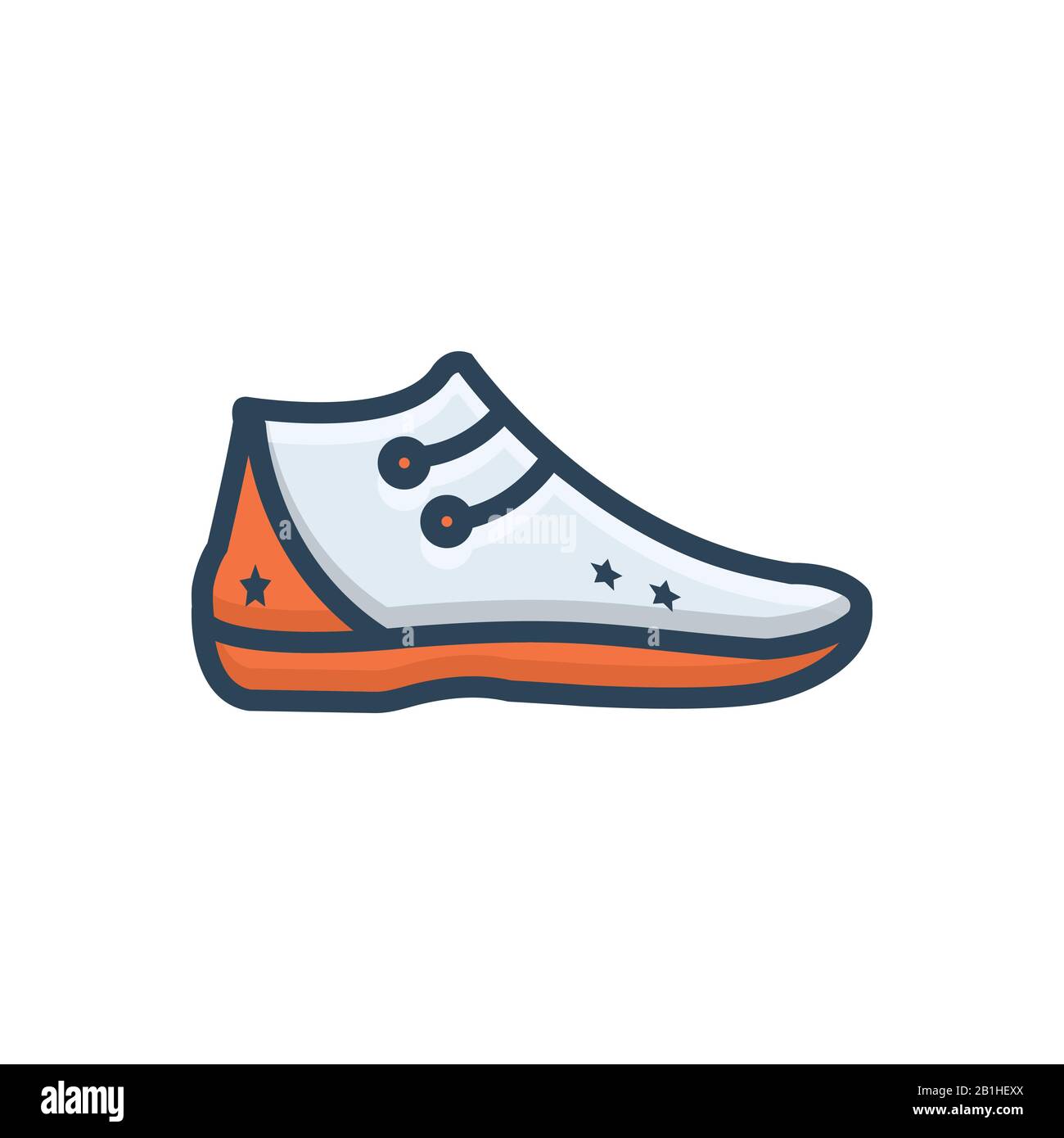 Shoe Shape Stock Vector Images - Alamy