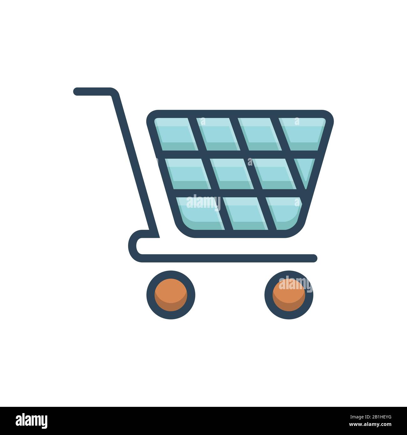 Shopping cart ecommerce icon Stock Vector Images - Alamy
