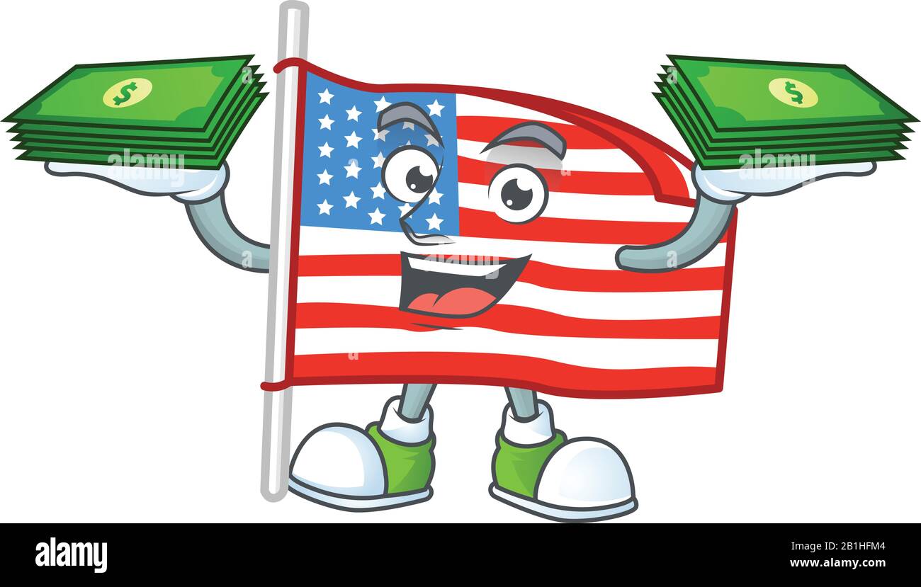 American dollar bill flag Stock Vector Images - Alamy