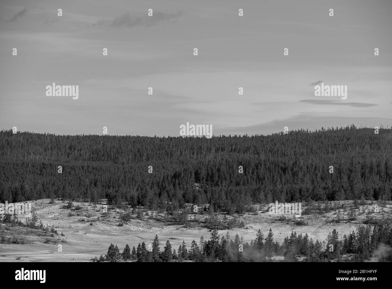 Overlooking hills Black and White Stock Photos & Images - Alamy