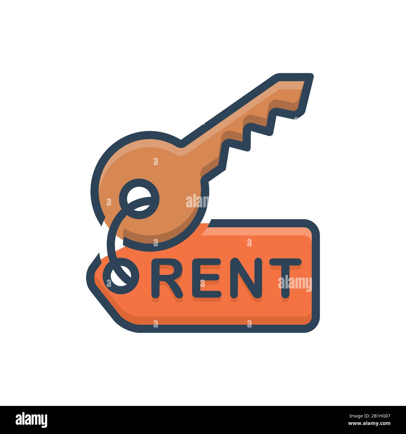 Illustration for Rent Stock Vector Image & Art - Alamy