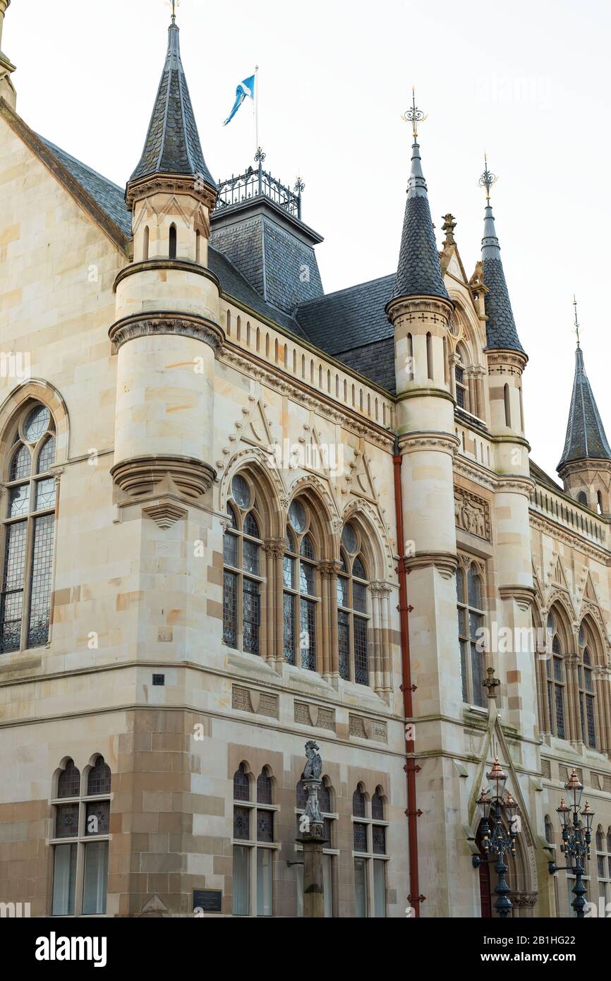 Picture of the famous Inverness town house Stock Photo - Alamy