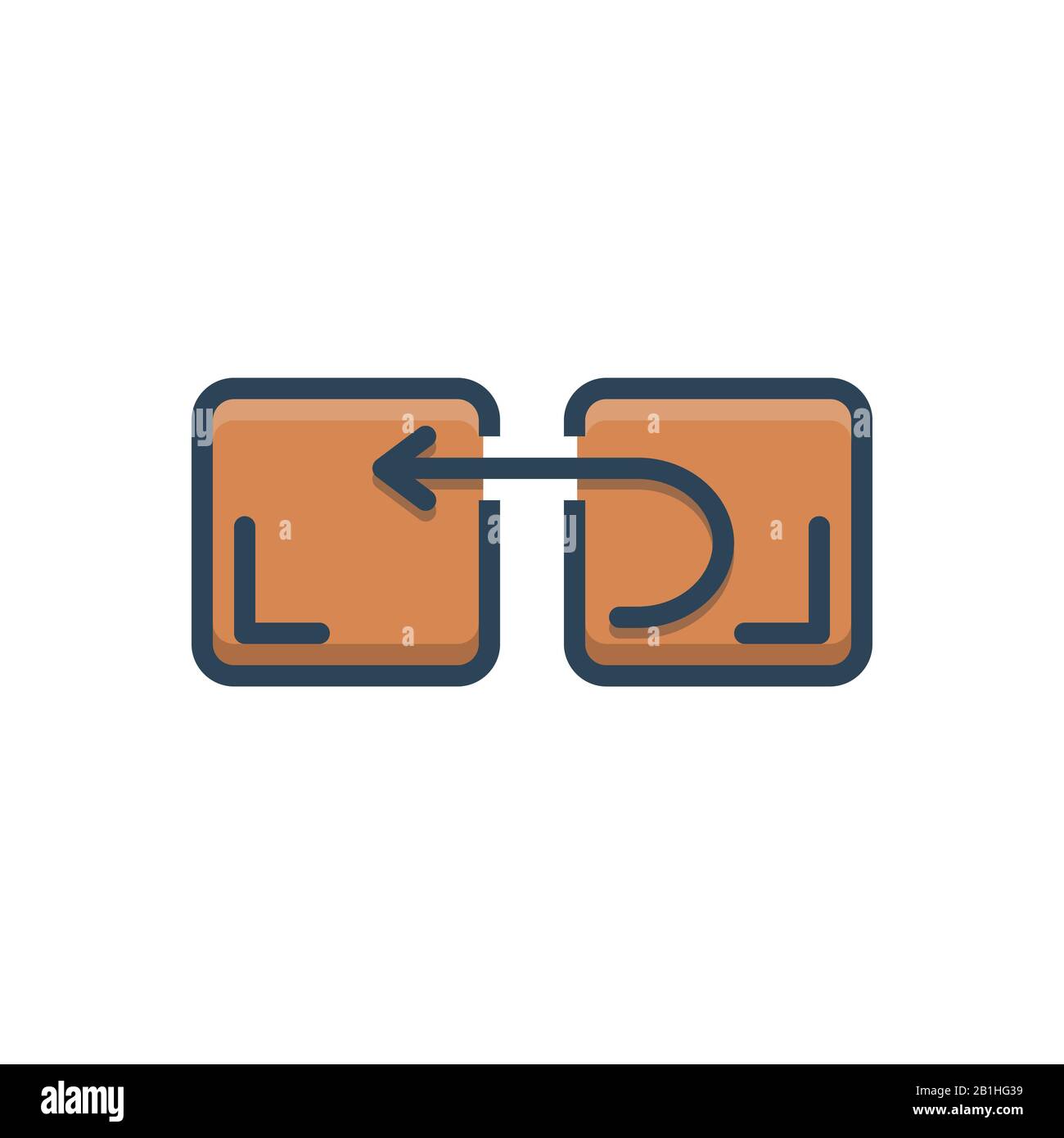 Business return icon Cut Out Stock Images & Pictures - Alamy