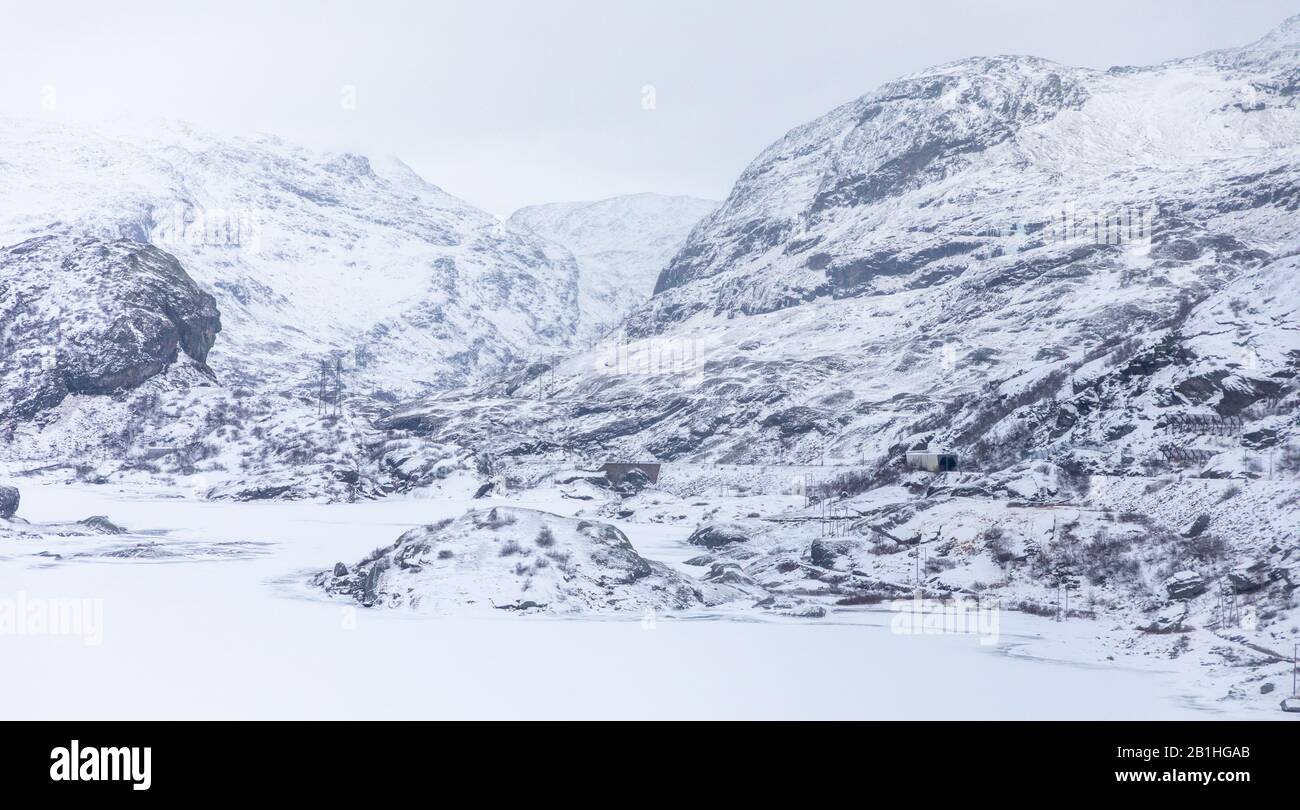 Snowy train views hi-res stock photography and images - Alamy