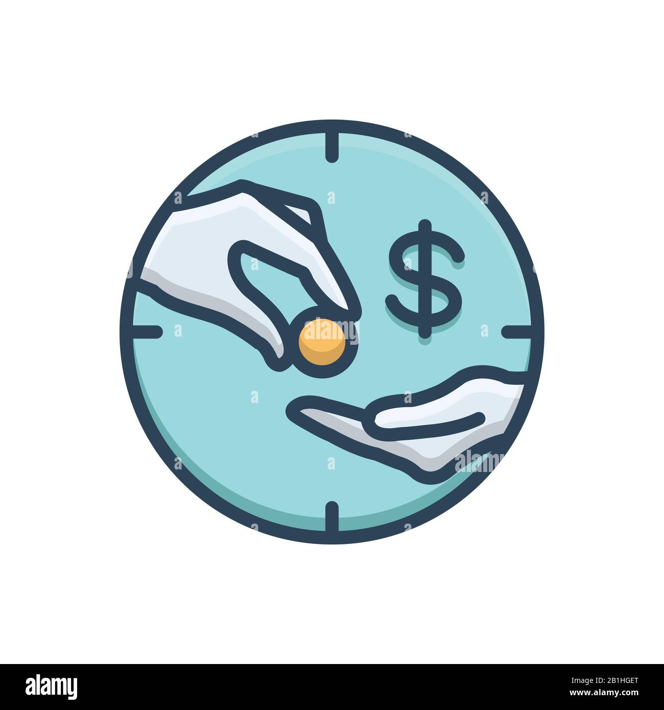 Illustration for Wage Stock Vector Image & Art - Alamy