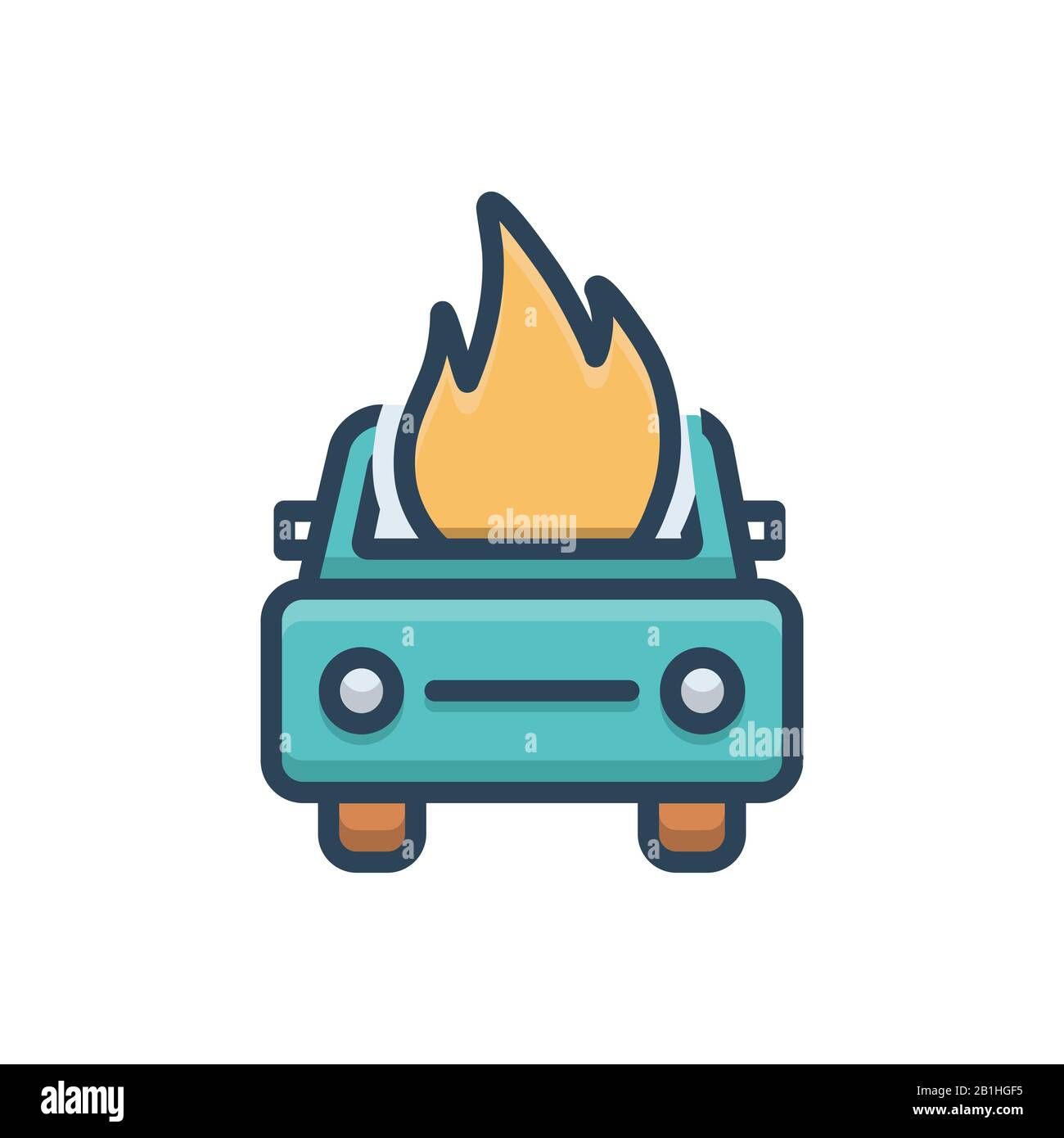 Burning logo Stock Vector Images - Alamy