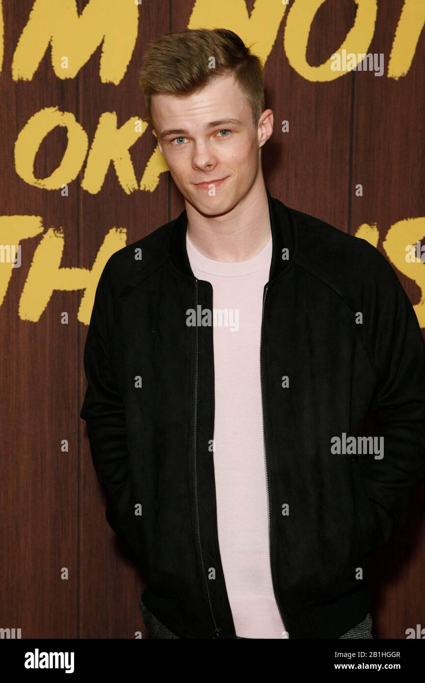 Hollywood, California, USA. 25th Feb, 2020. Nicholas Hamilton attends ...