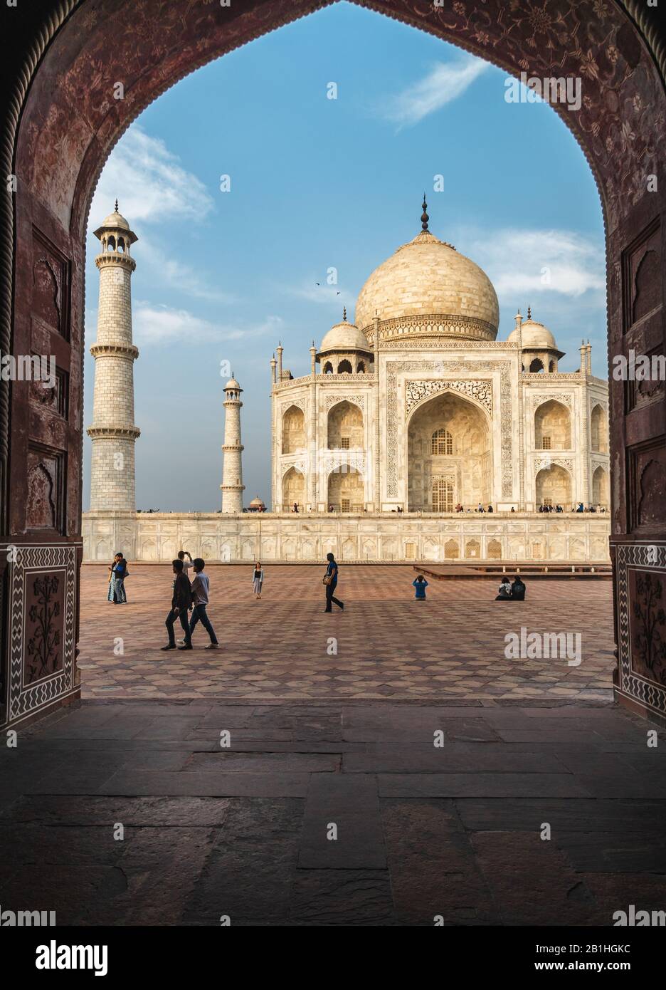 Taj mahal frame india palace hi-res stock photography and images - Alamy