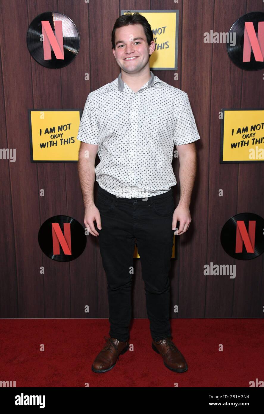 25 February 2020 - West Hollywood, California - Jake Sim. Netflix's ''I ...