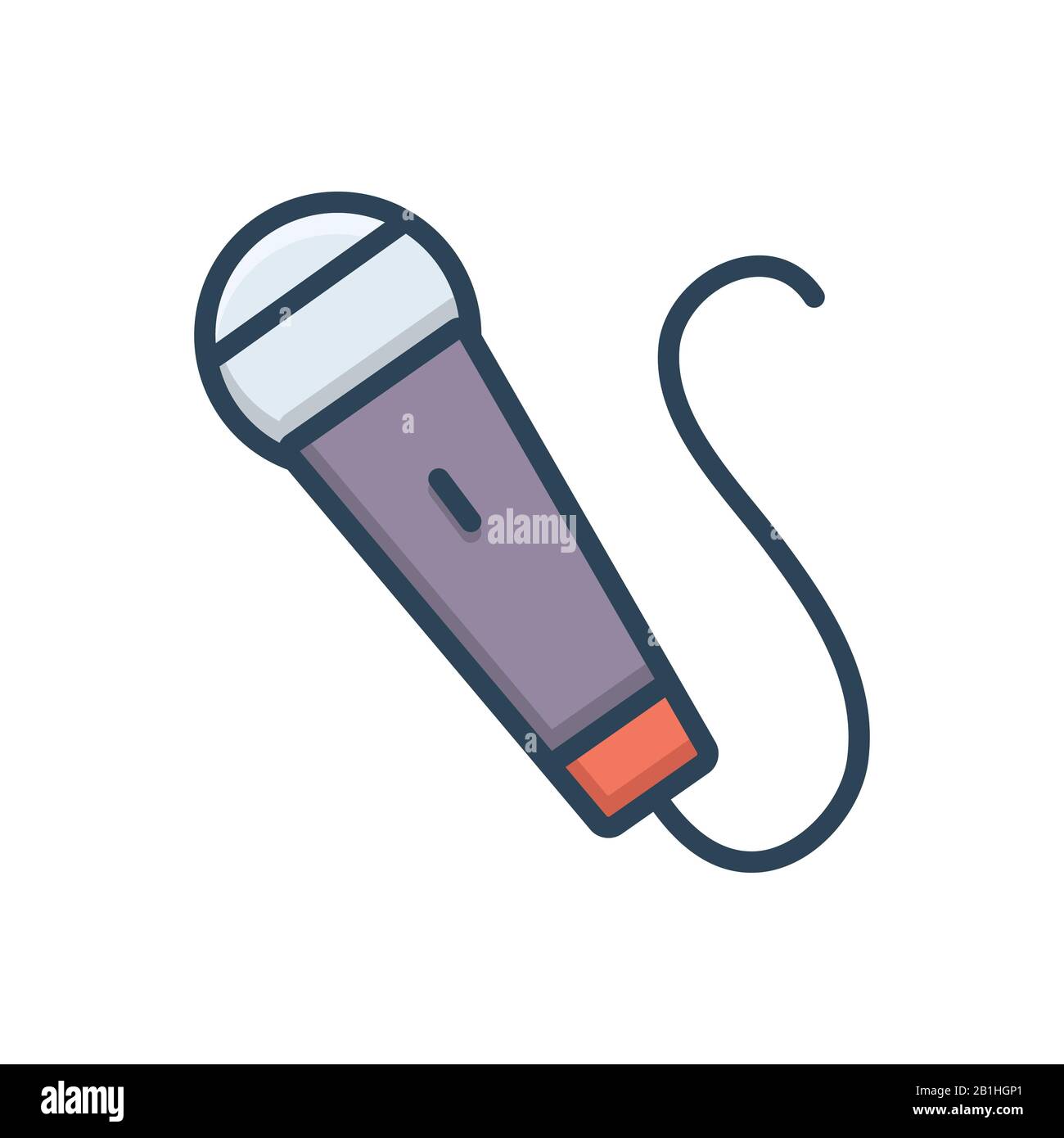 Microphone shape Stock Vector Images - Alamy