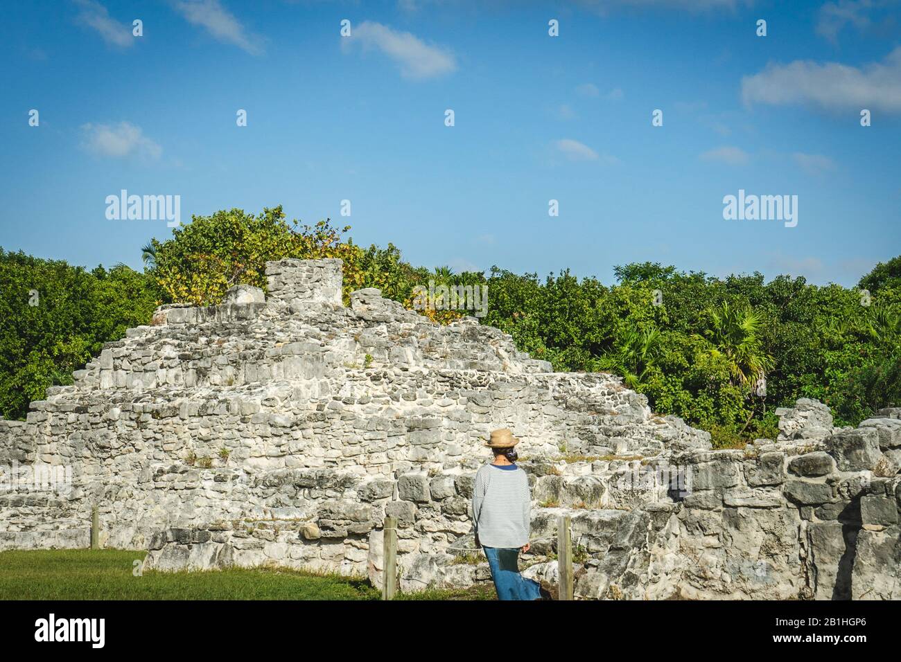 El Ray, Mayan Ruin in Cancun, Mexico Stock Photo - Alamy
