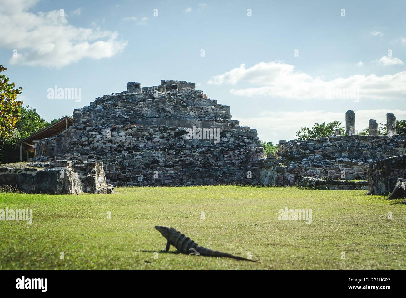 El Ray, Mayan Ruin in Cancun, Mexico Stock Photo - Alamy