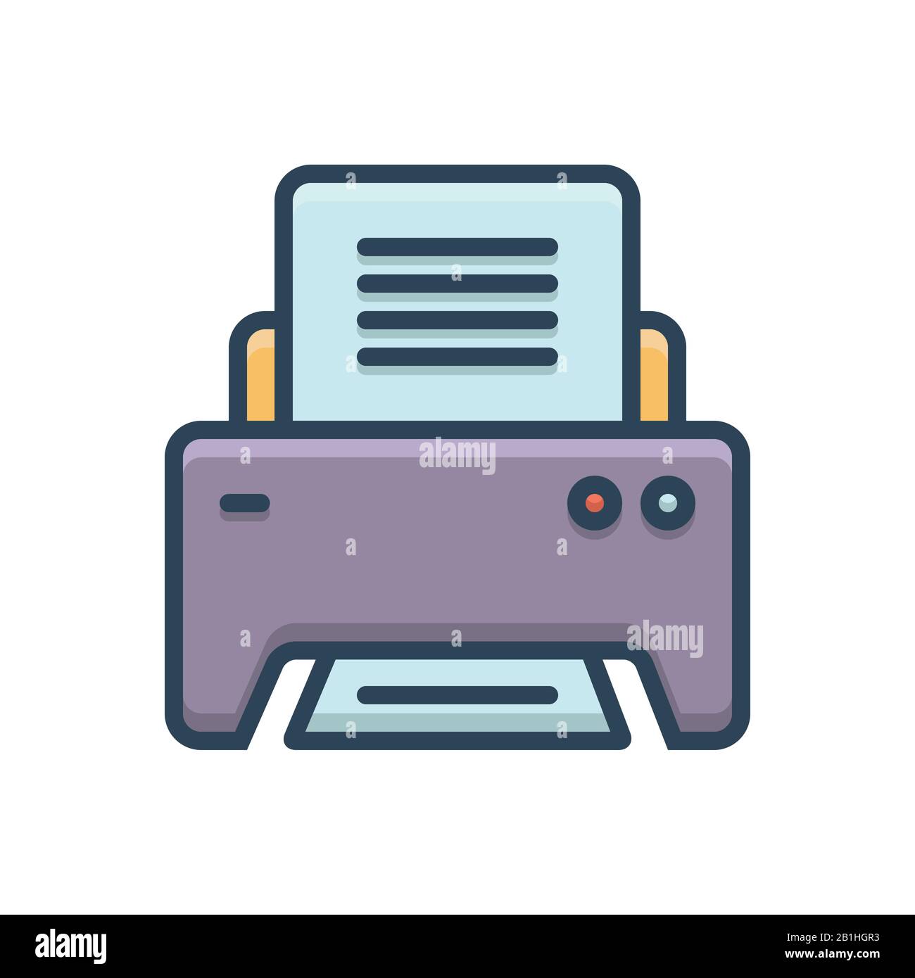 Printer Logo Cut Out Stock Images & Pictures - Alamy