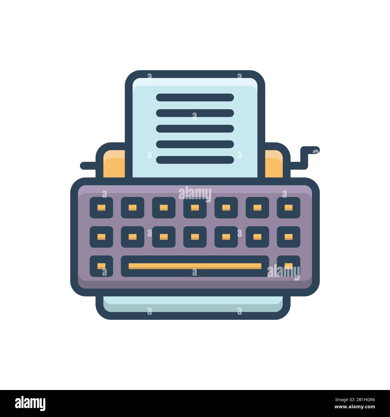The type writer Stock Vector Images - Alamy