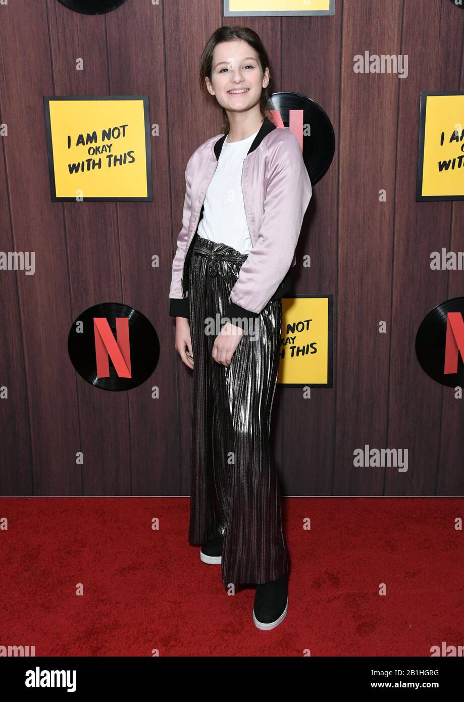 25 February 2020 - West Hollywood, California - Hailey LeBlanc. Netflix ...