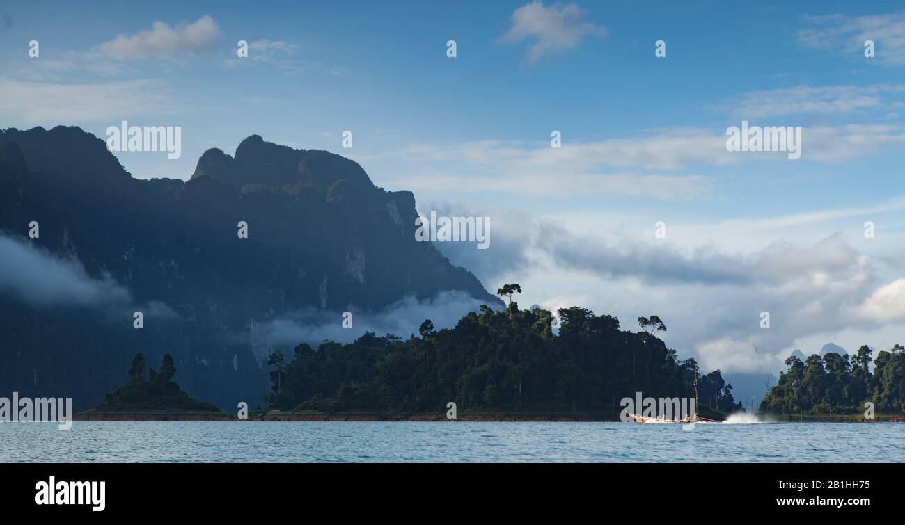 Thailand tropical island landscape with beautiful sky Stock Photo - Alamy