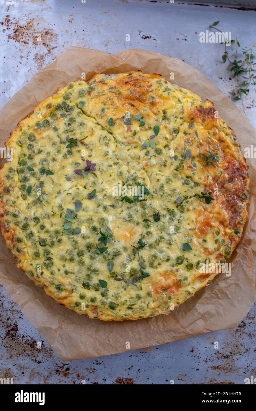 Pea quiche hi-res stock photography and images - Alamy
