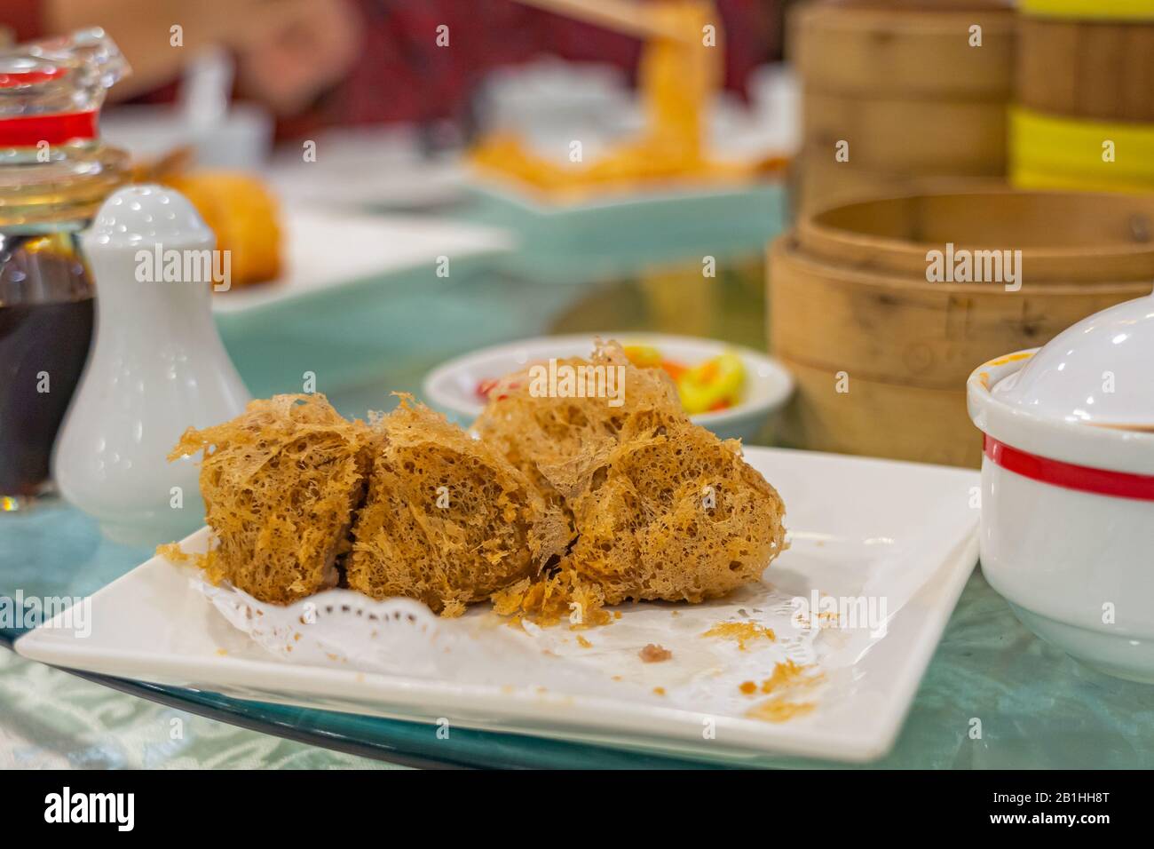 Deep fried taro puff hi-res stock photography and images - Alamy