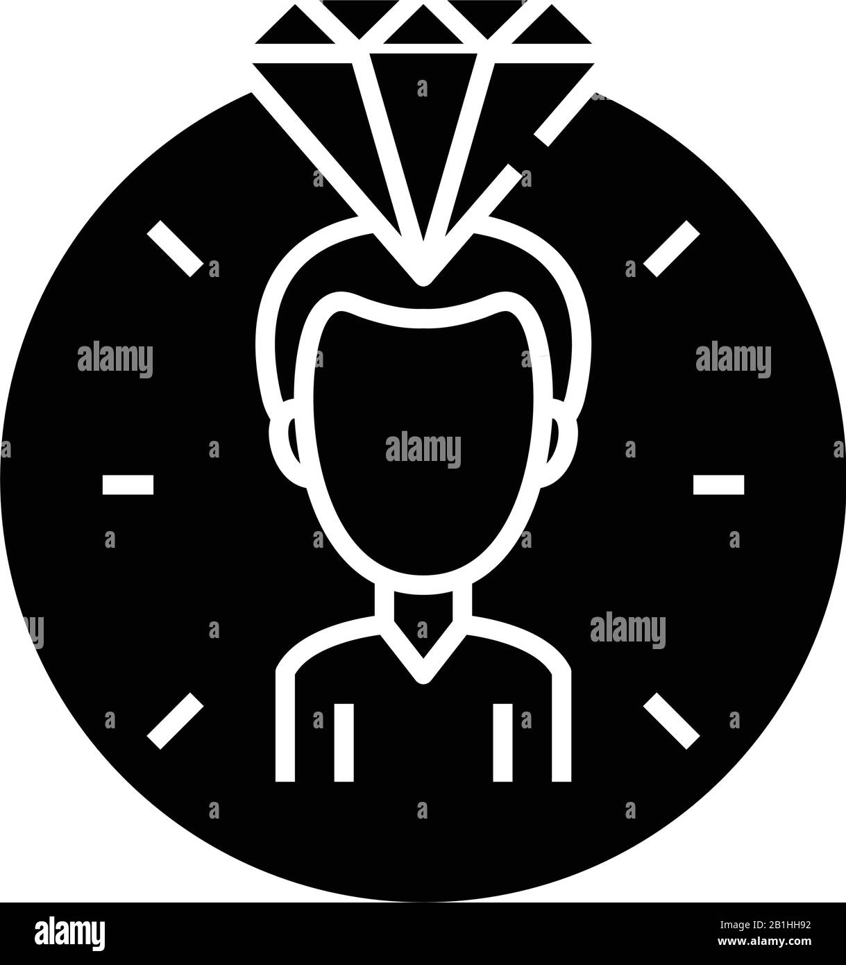 Amazing creator black icon, concept illustration, vector flat symbol ...