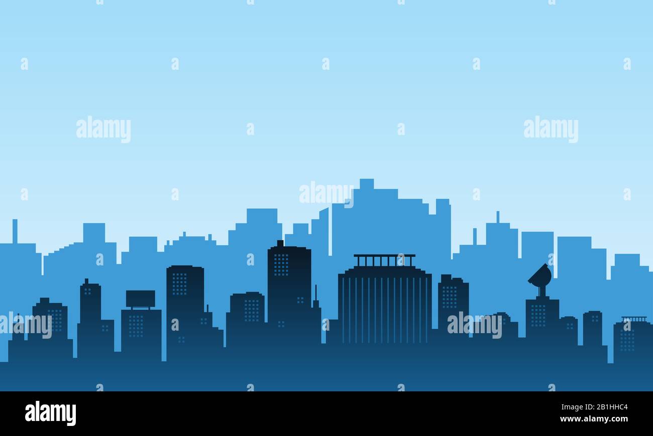 City building view daytime Stock Vector Images - Alamy