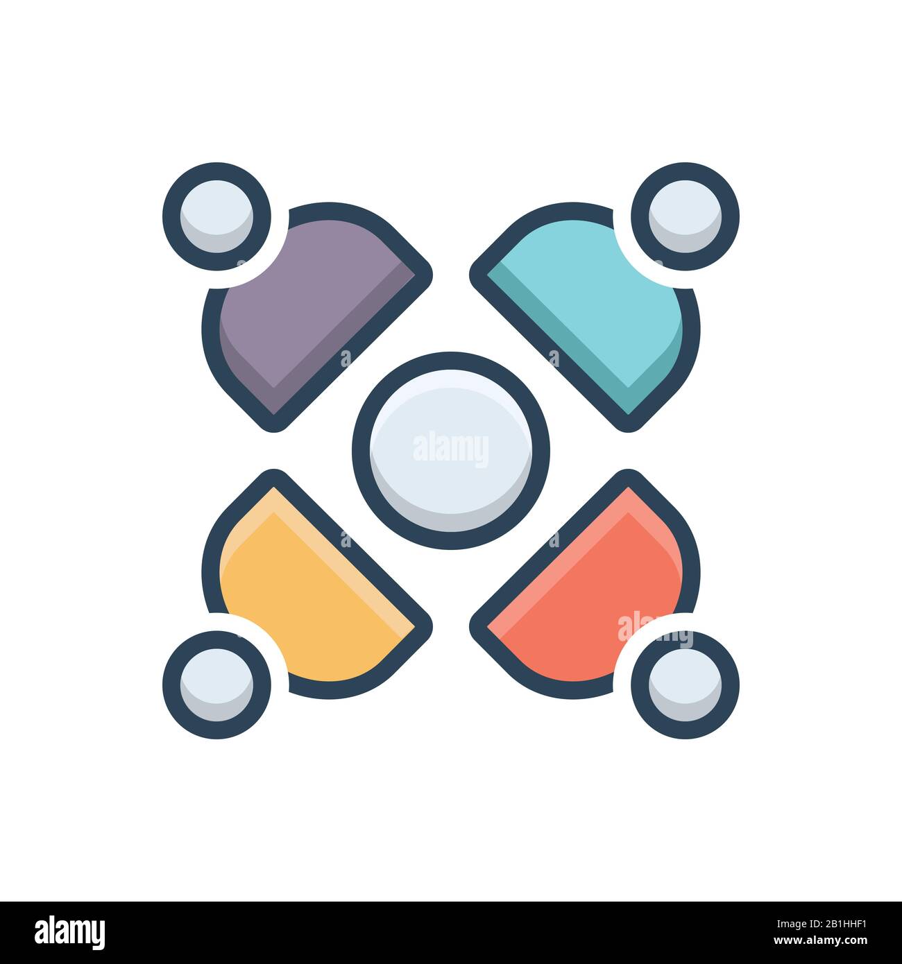 Illustration for Social connection Stock Vector Image & Art - Alamy