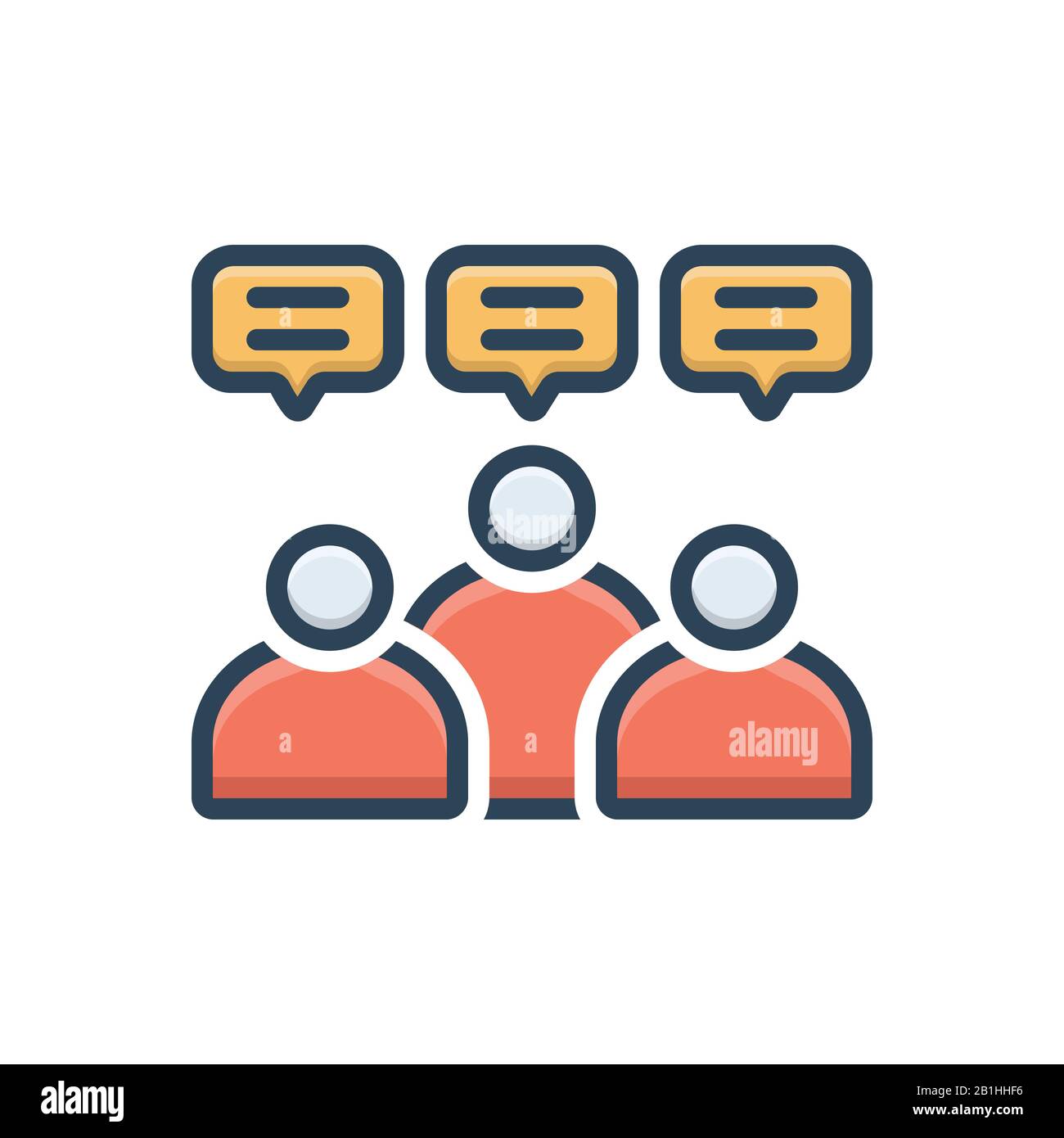 Icon friend group Stock Vector Images - Alamy