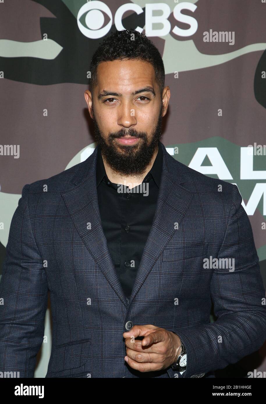 Hollywood, Ca. 25th Feb, 2020. Neil Brown Jr, at SEAL Team' TV show ...