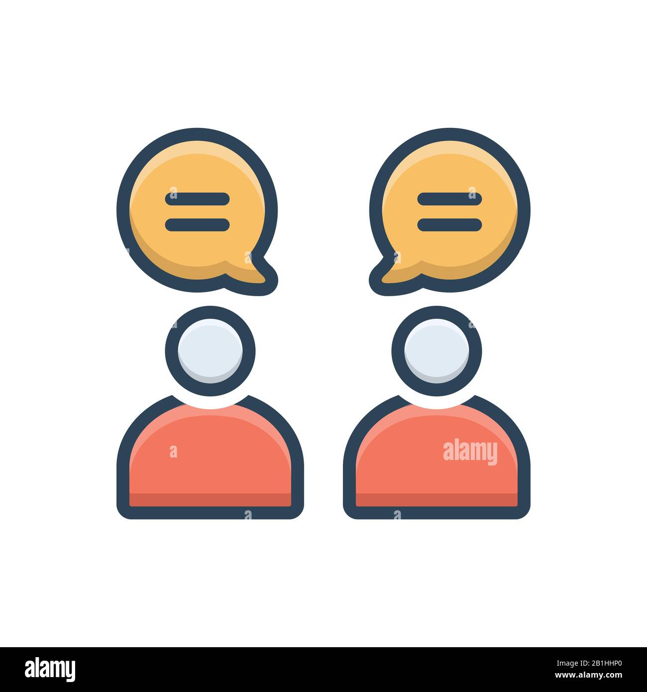 Illustration for Discussion Stock Vector Image & Art - Alamy