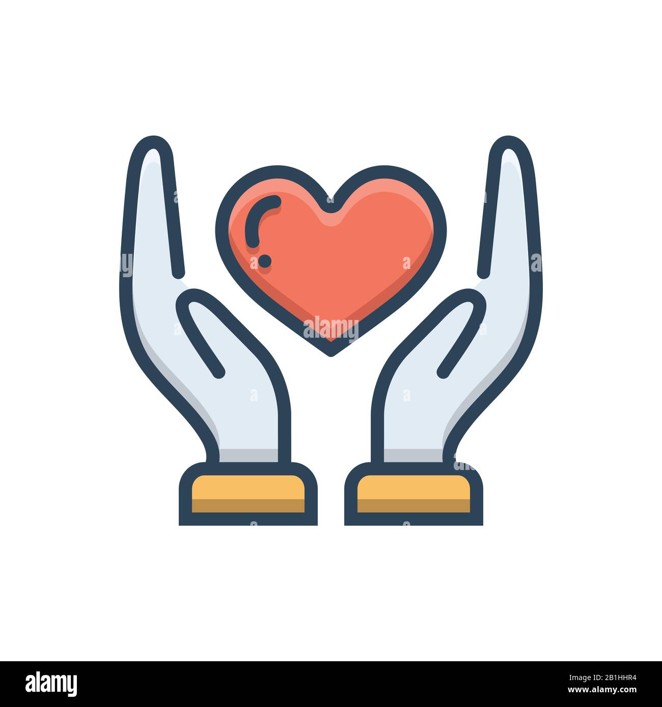 Illustration for Compassionate Stock Vector Image & Art - Alamy